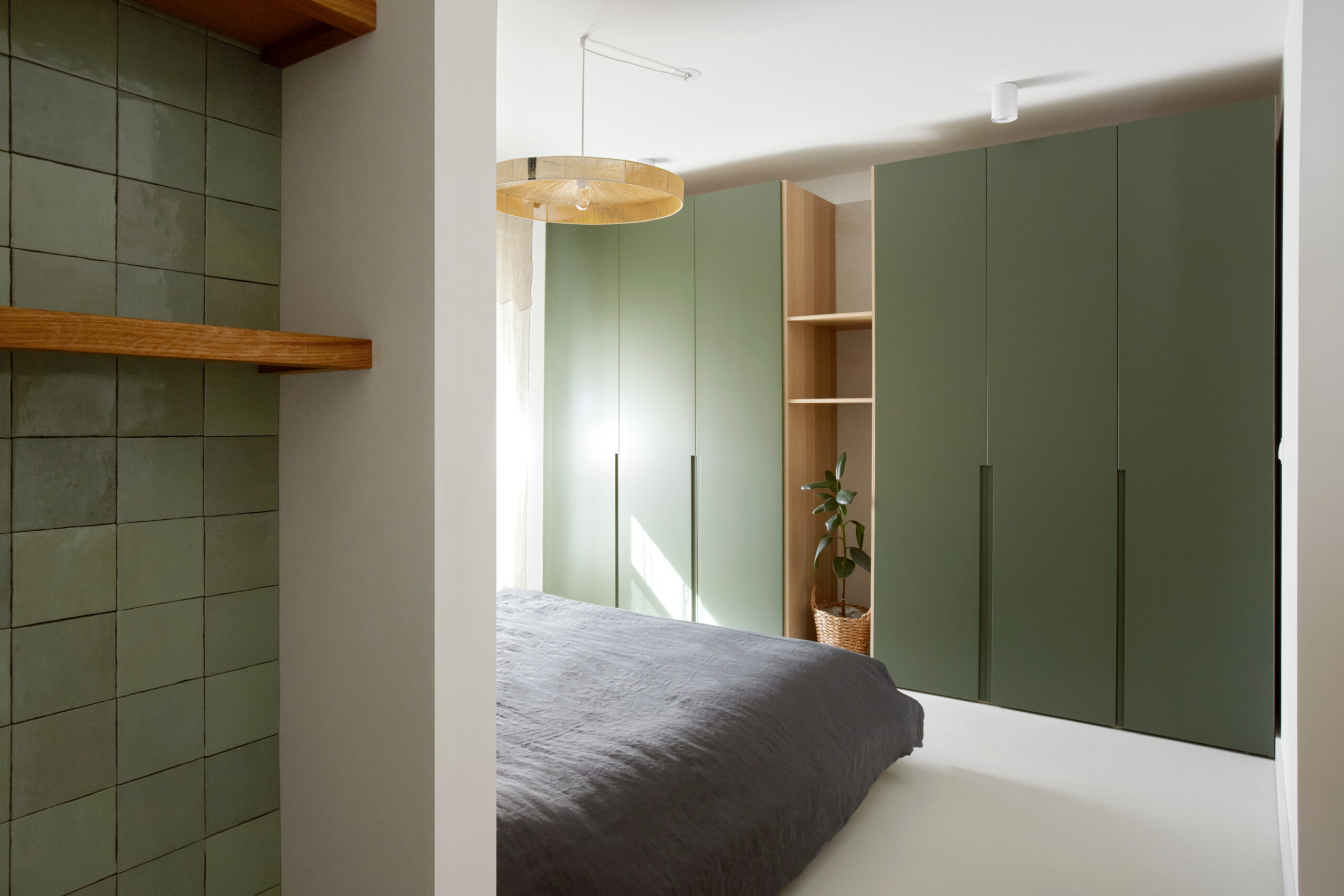 A personalized dressing room in moderne trekking form